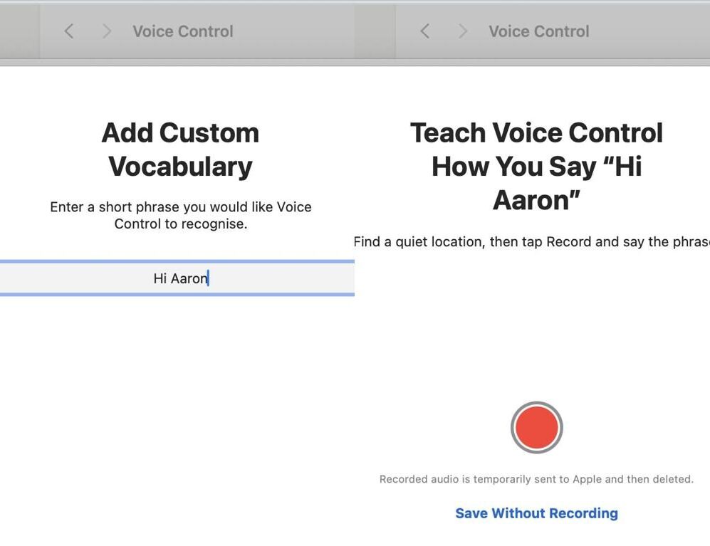 Apple adds custom vocabulary recording to macOS Voice Control – finally ...